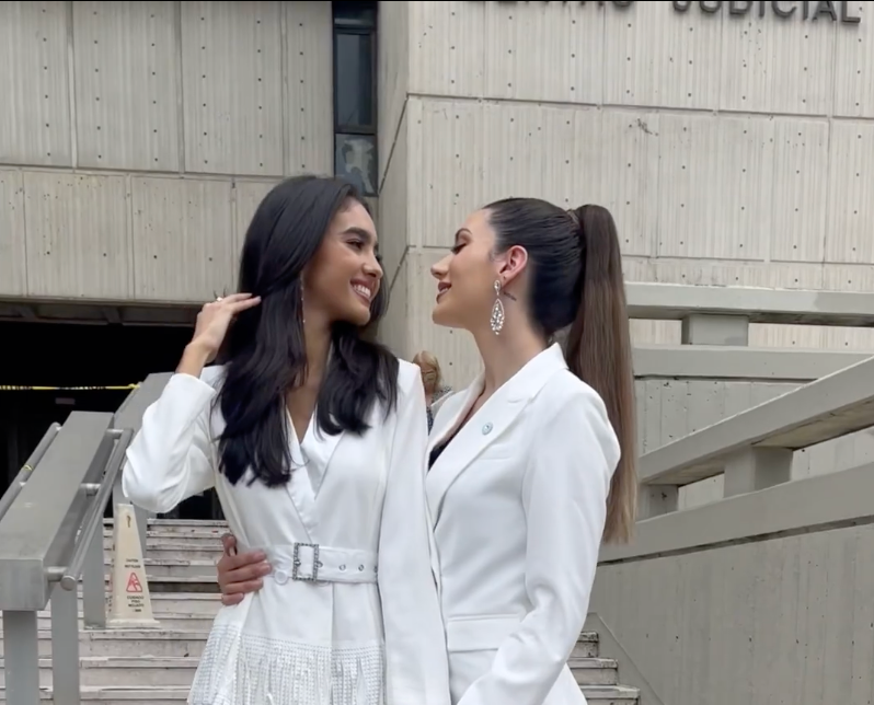 Miss Grand International Contestants Mariana Varela and Fabiola ...