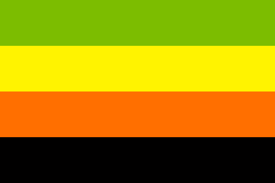 The Aromantic Pride Flag - INTO