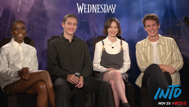 Hunter Doohan & 'Wednesday' Cast Answer Your Wicked Questions - INTO
