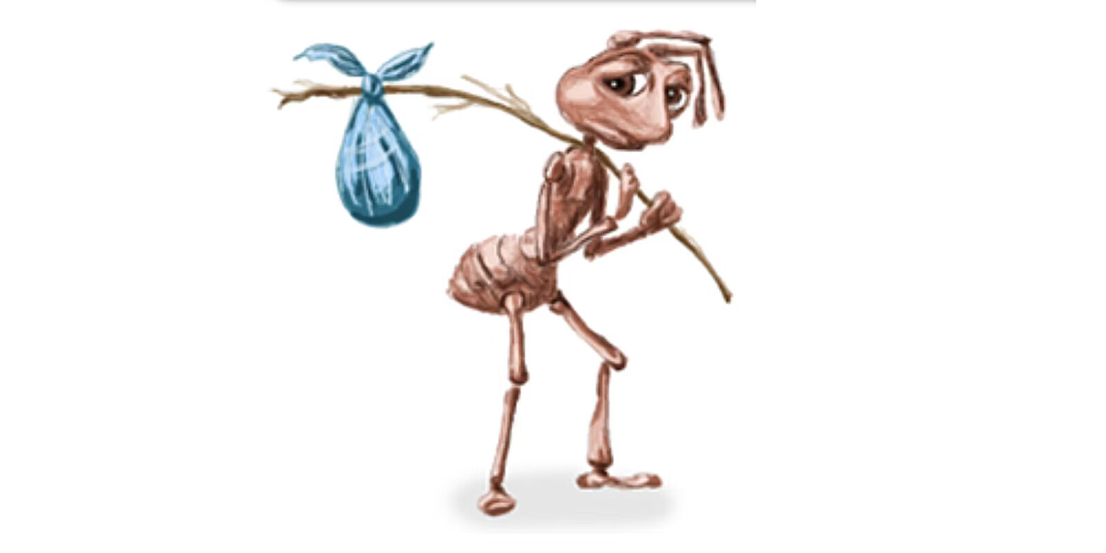The origins of sad ant with bindle are actually gay - INTO